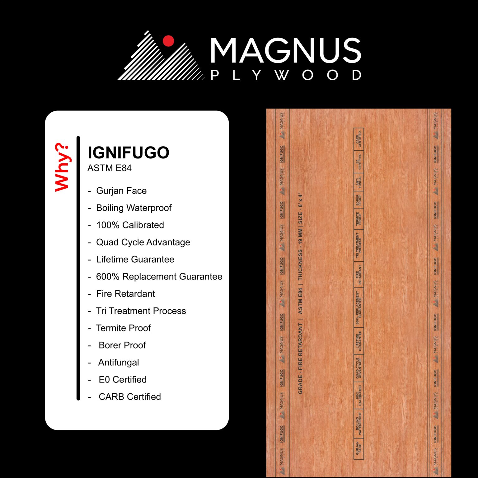 Fire Retardant Plywood | Fire Resistant plywood | Magnus Plywood