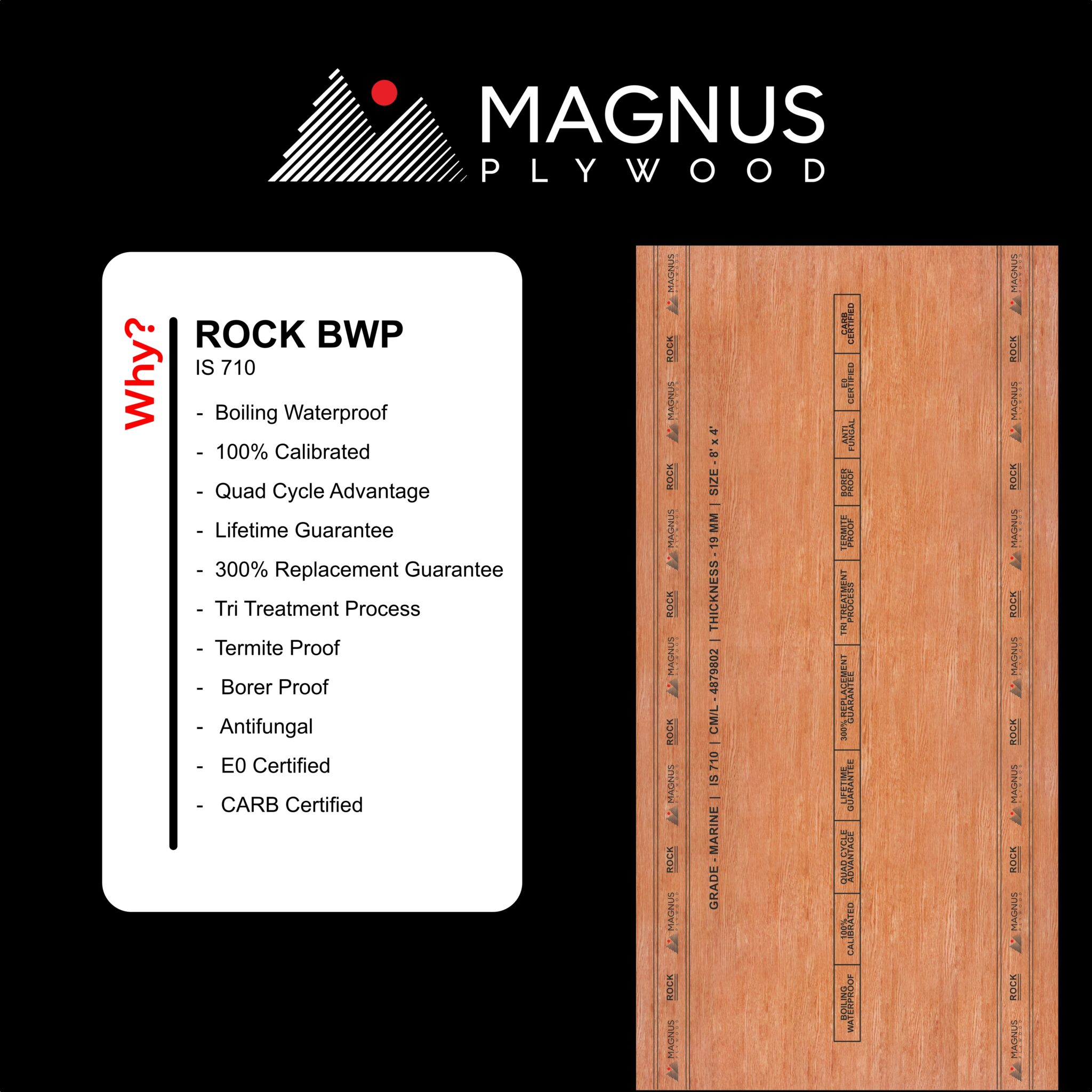 Rock Ply- Best WaterProof Plywood | Magnus Plywood